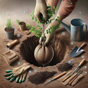 How To Plant A Ball And Burlap Tree - PlantopiaHub - Your Ultimate ...